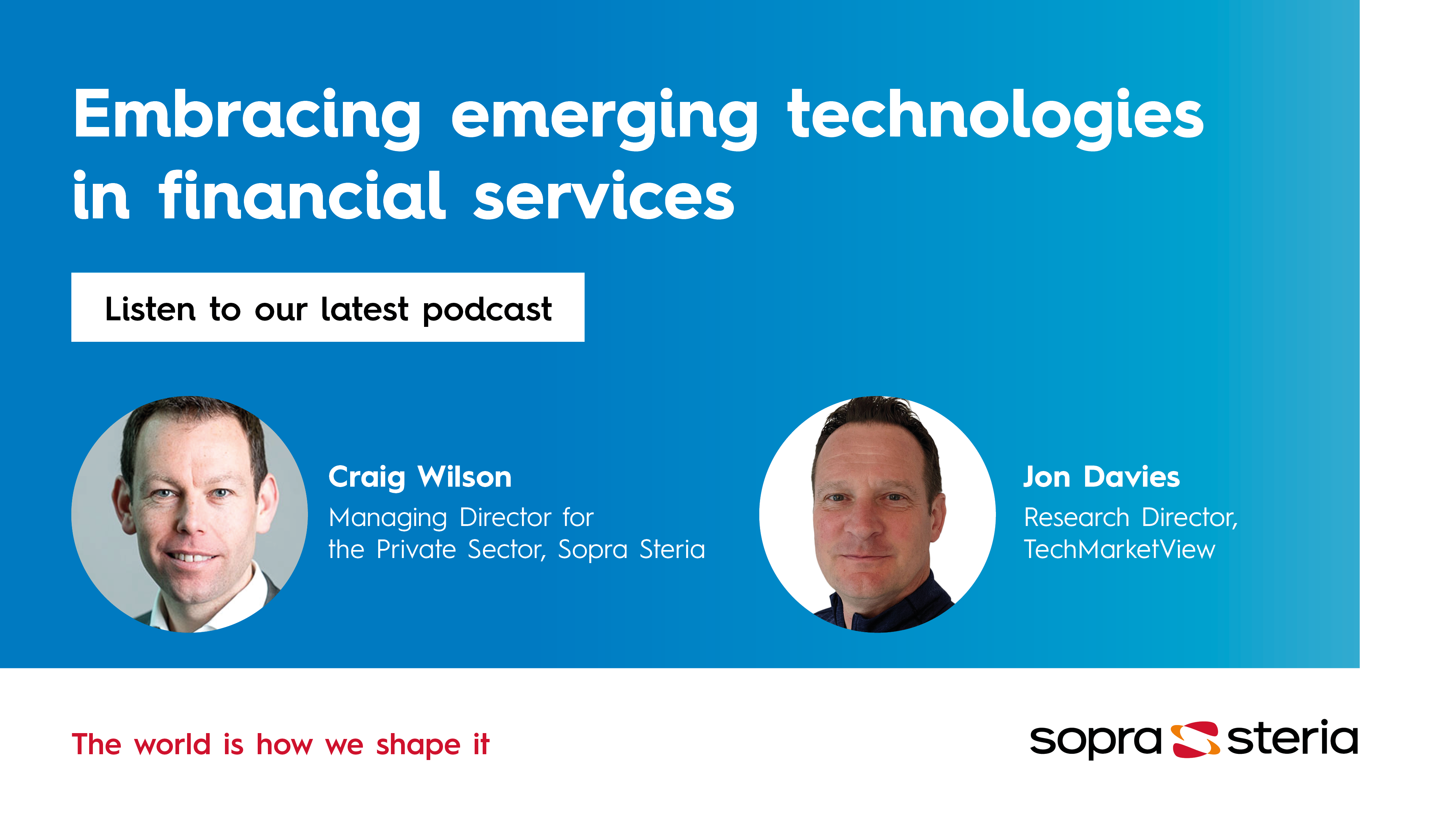 Embracing emerging technologies in financial services